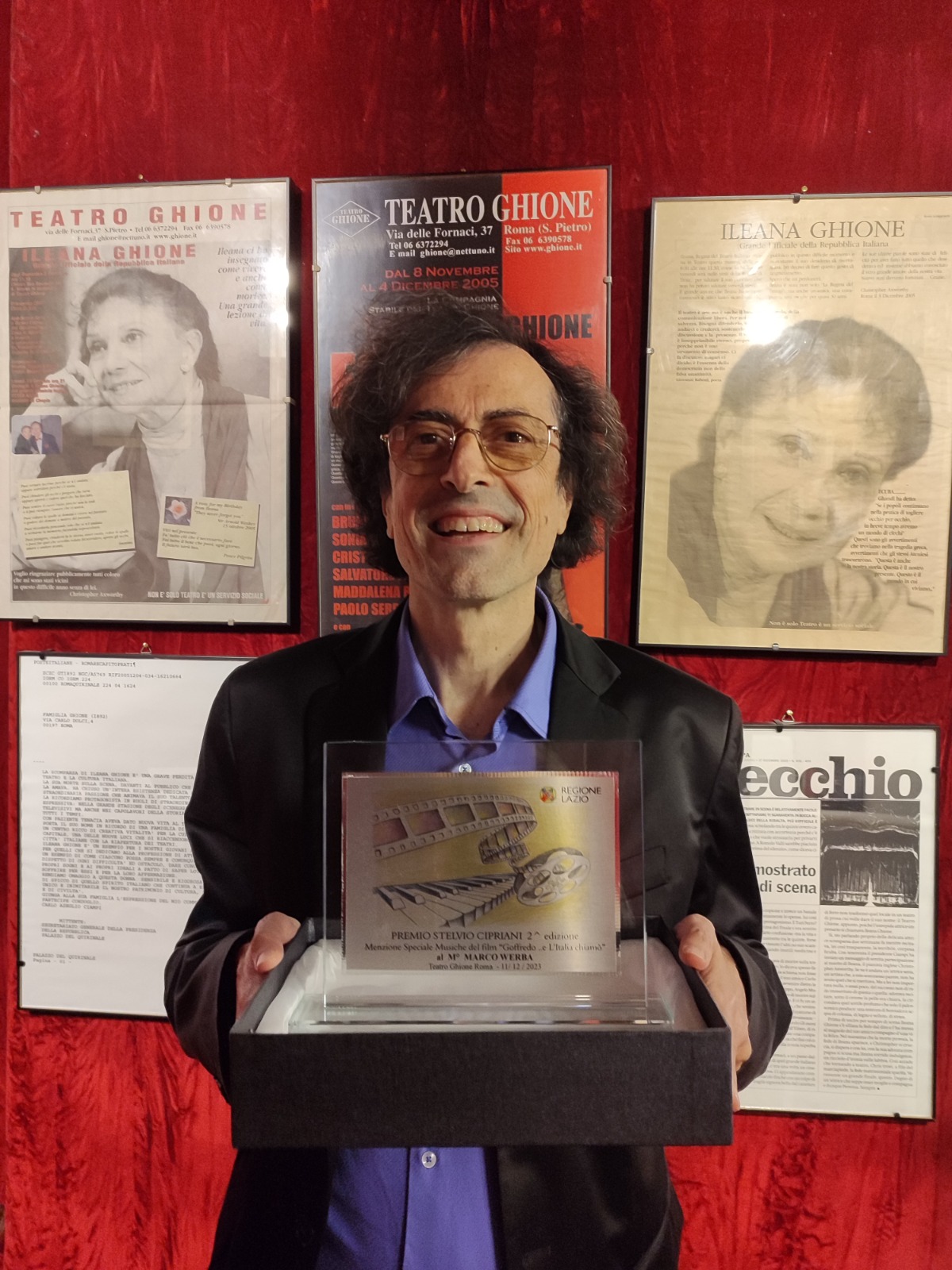 Marco Werba vince il "Premio Stelvio Cipriani" per le musiche del film ...
