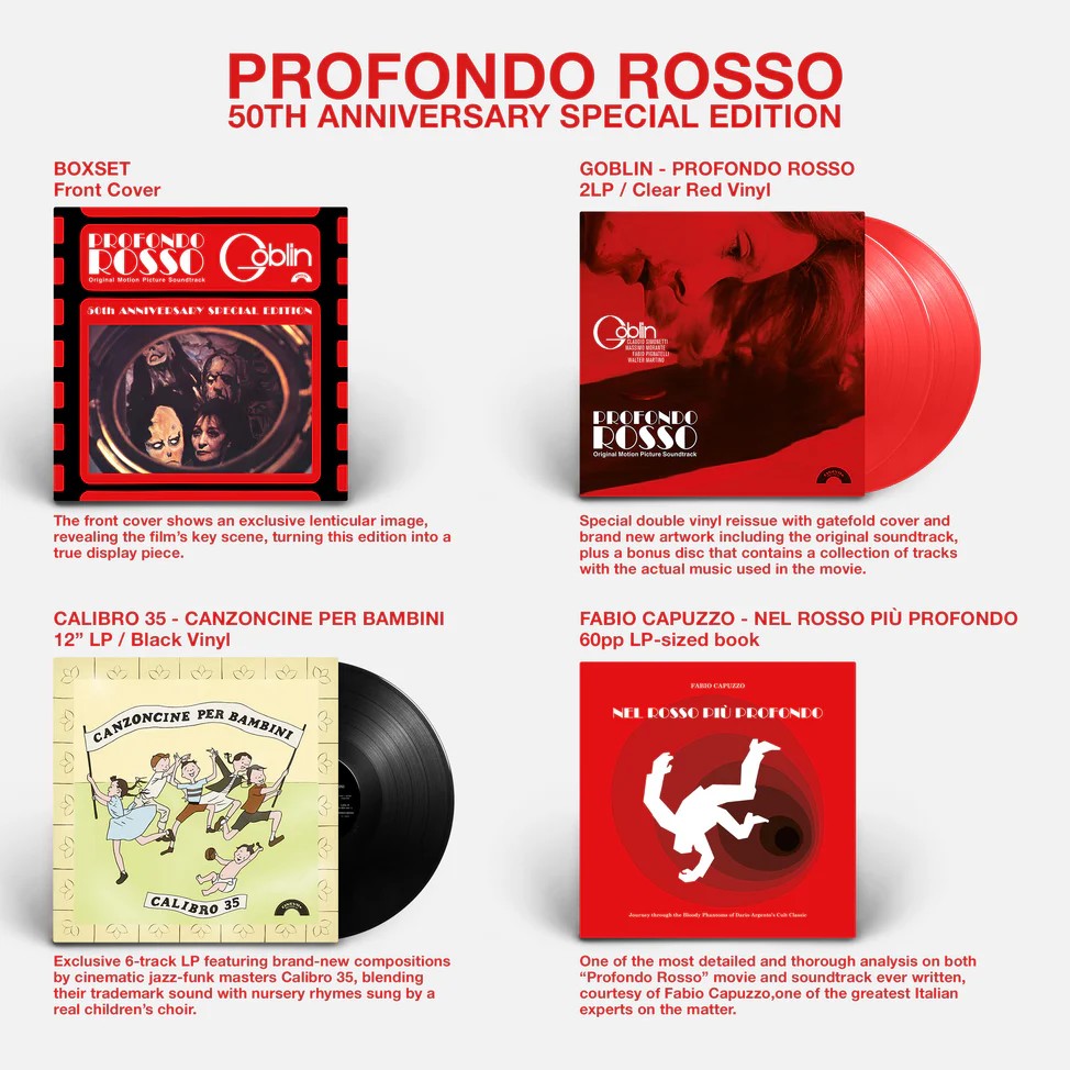 50 ANNI DI PROFONDO ROSSO. Box VINILE edizione limitata