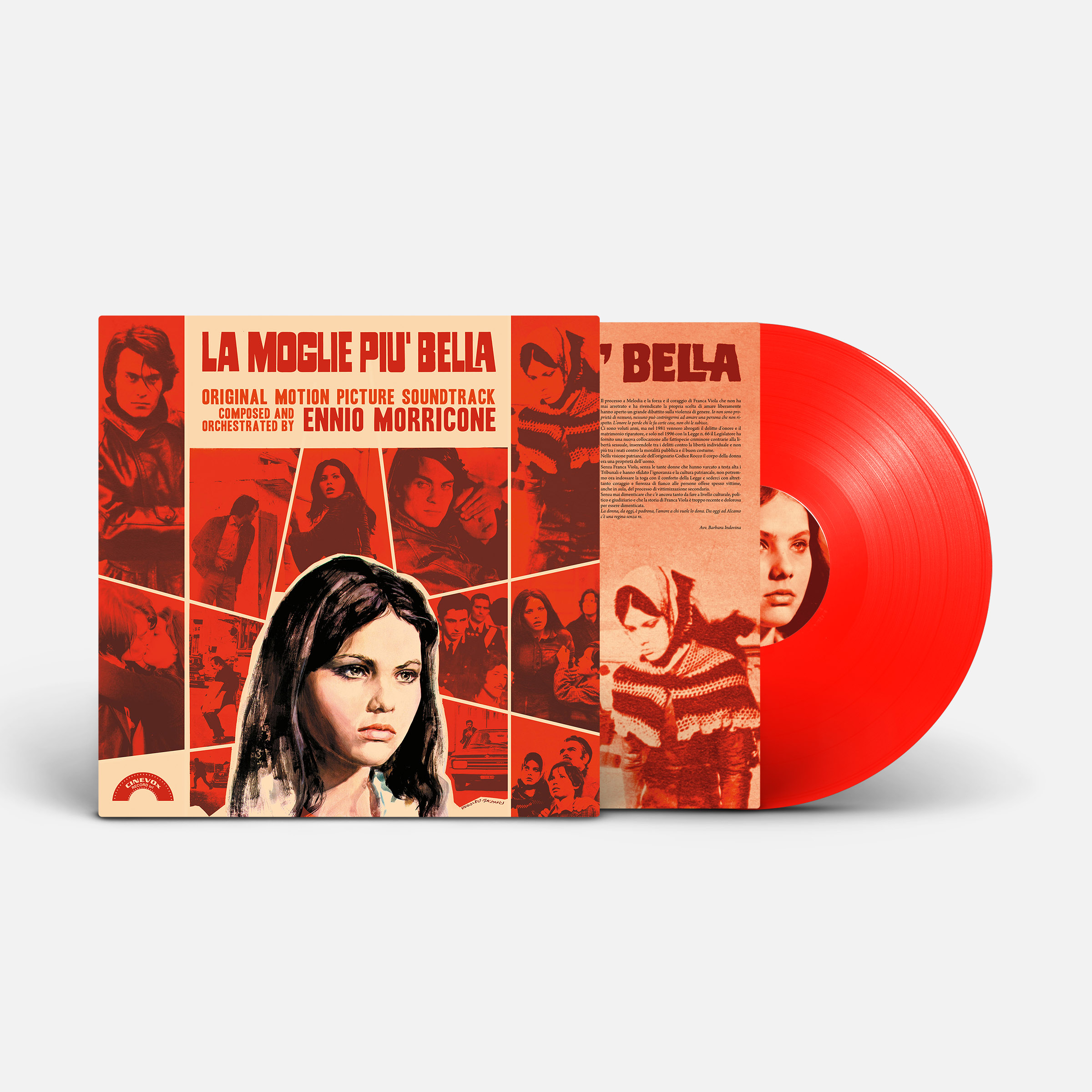 AMS Records pubblica la colonna sonora del film "La moglie più bella" di Ennio Morricone