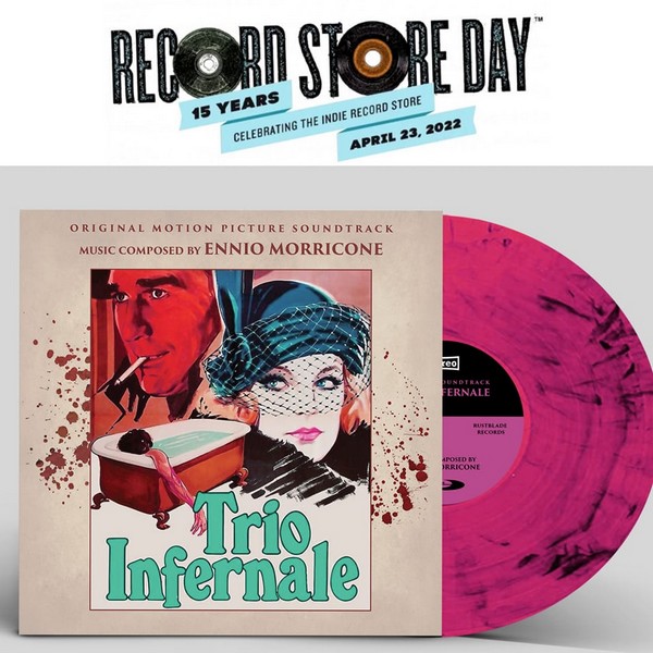 Esce di Ennio Morricone il vinile di "Trio infernale" per Rustblade Records