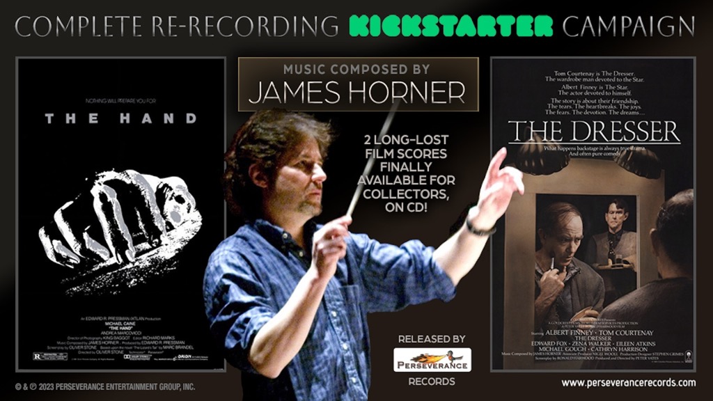 Perseverance Records onora James Horner con registrazioni originali di colonne sonore inedite