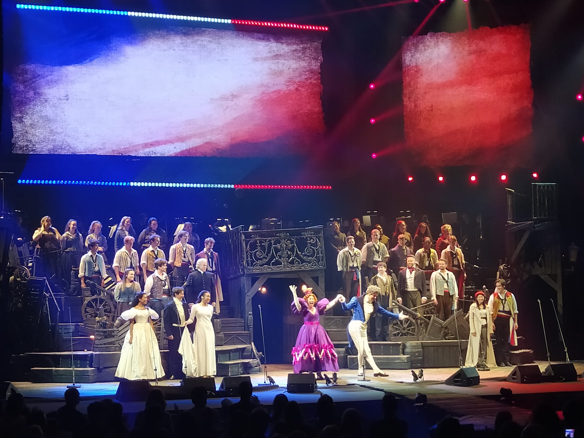 Reportage della versione “The Arena Musical Spectacular” di Les Misérables