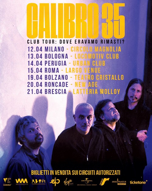 Continua il tour dei Calibro 35