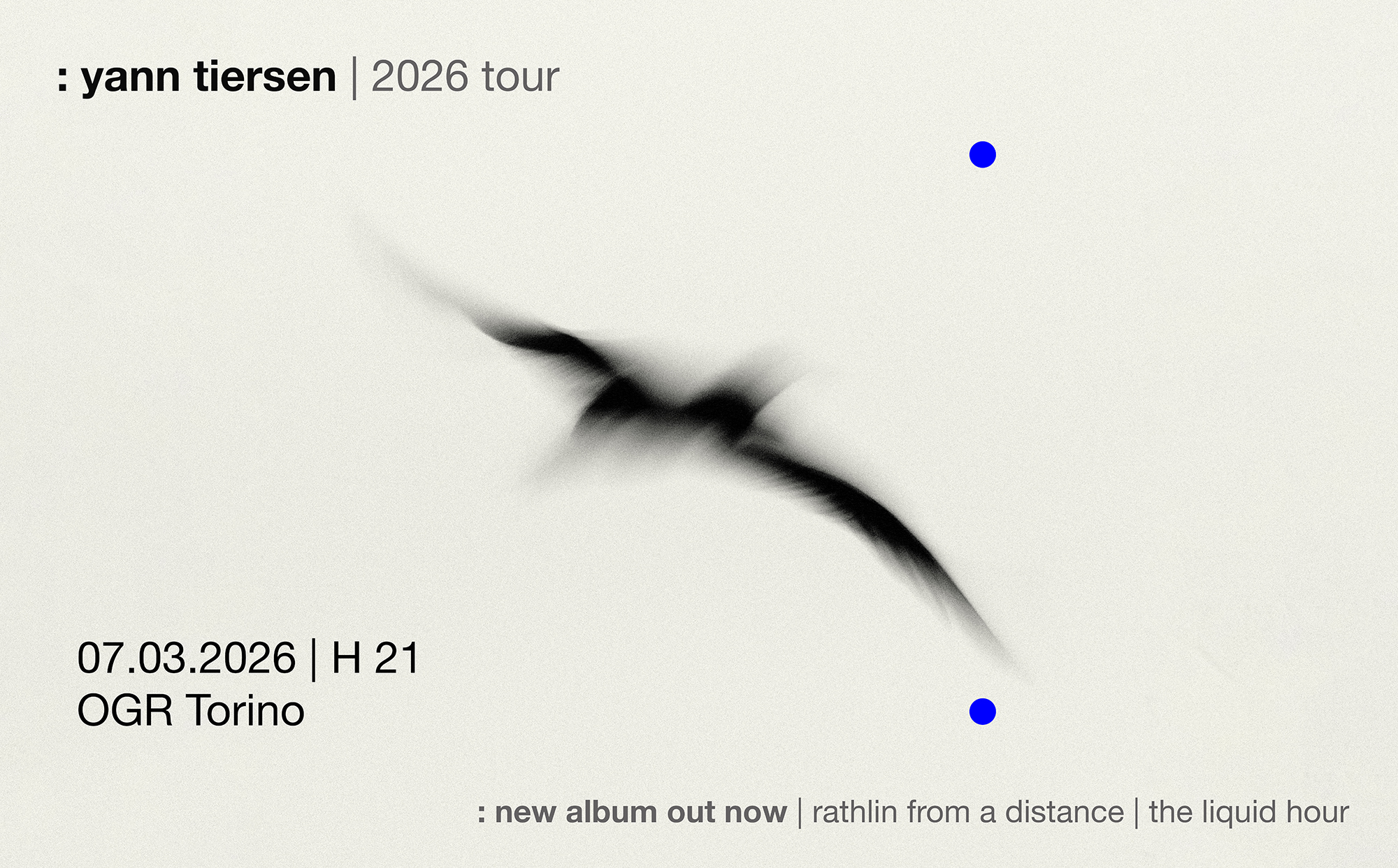 YANN TIERSEN ALLE OGR TORINO